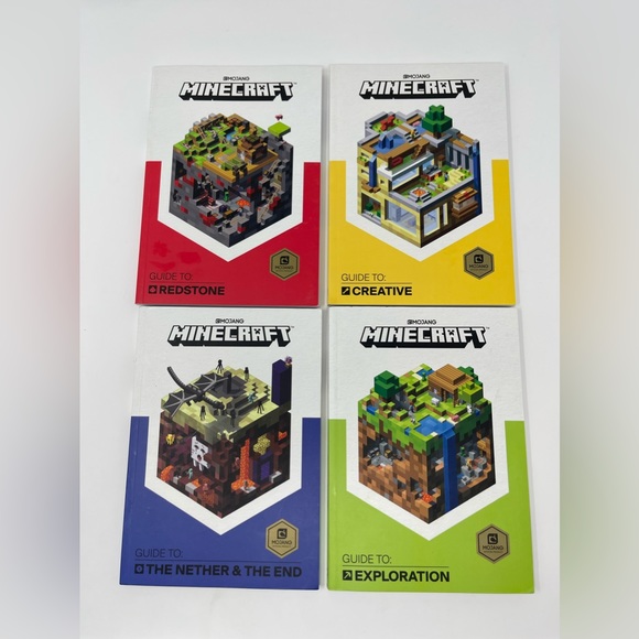 Minecraft | Other | Minecraft Four 4 Book Guide Collection Box Set ...